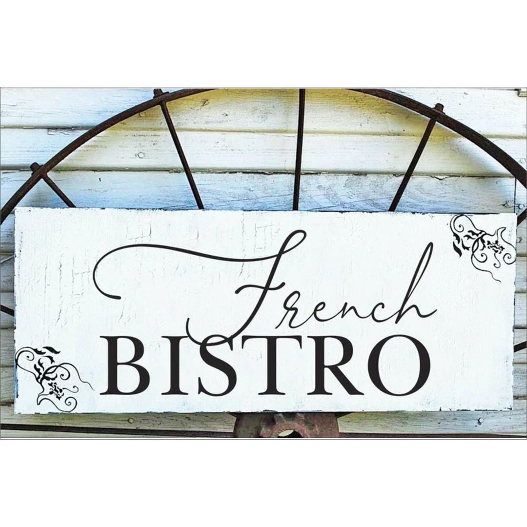 French BISTRO Bistro Sign Kitchen Signs French Decor 2 Sizes Vintage ...