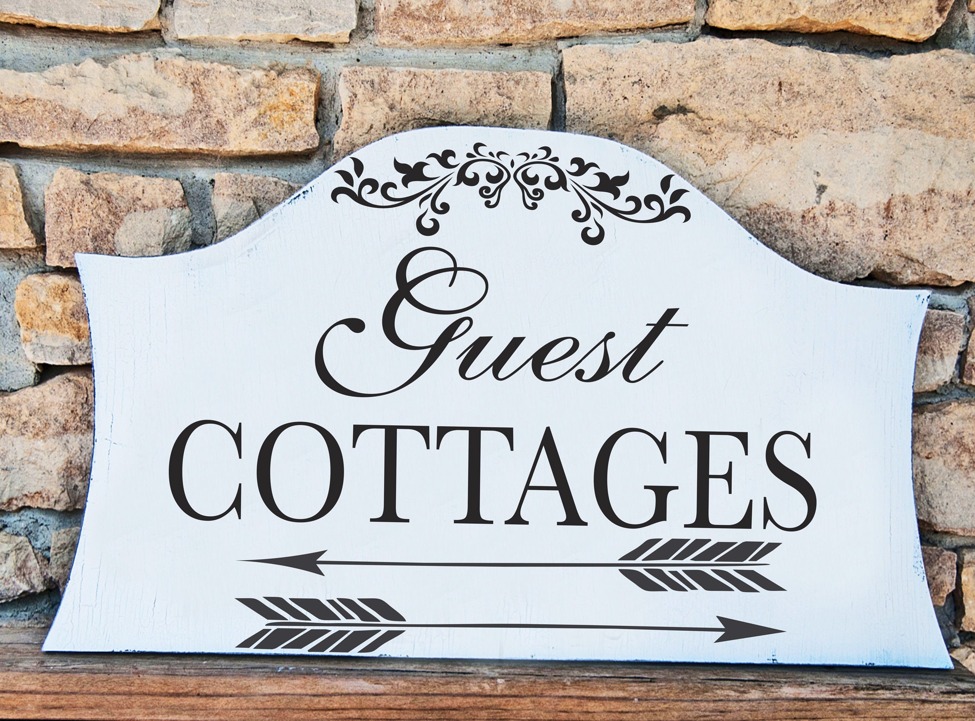 Guest Cottage Sign Custom COTTAGE Signs COTTAGE Sign 3 Sizes Custom ...