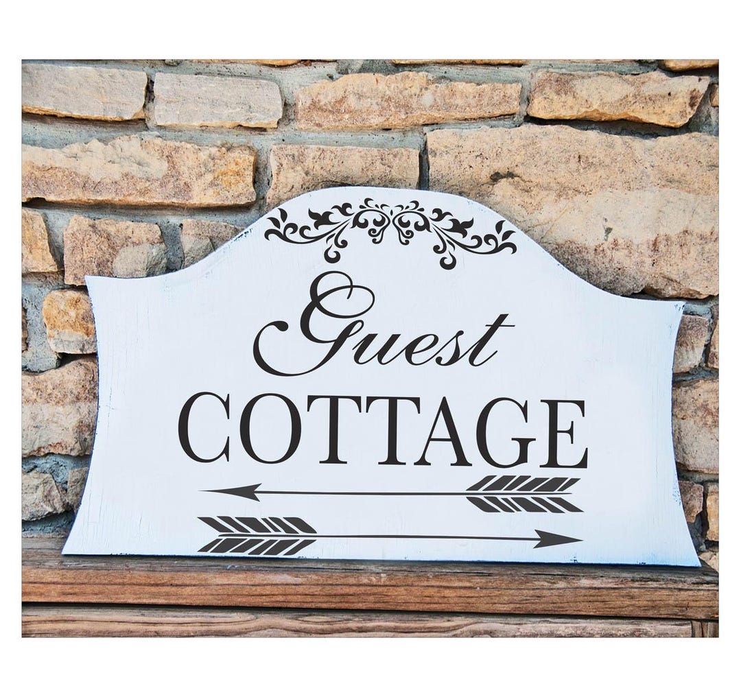 Guest Cottage Sign | Guest Room Sign | Bed and Breakfast Sign | COTTAGE ...