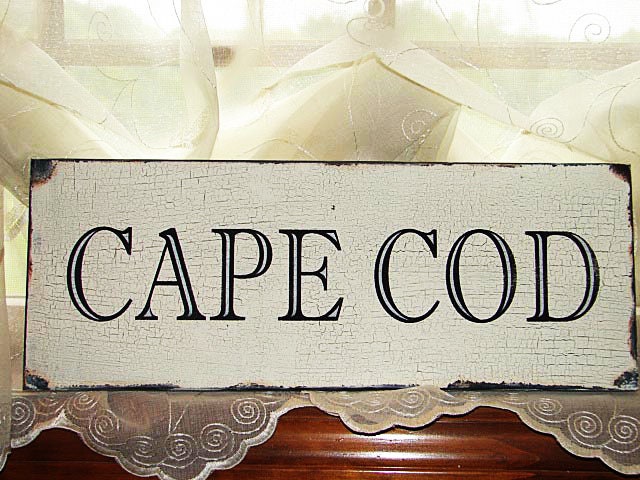 Cape Cod Signs Seaside Signs BEACH HOME Signs 2 Sizes Vintage Style ...