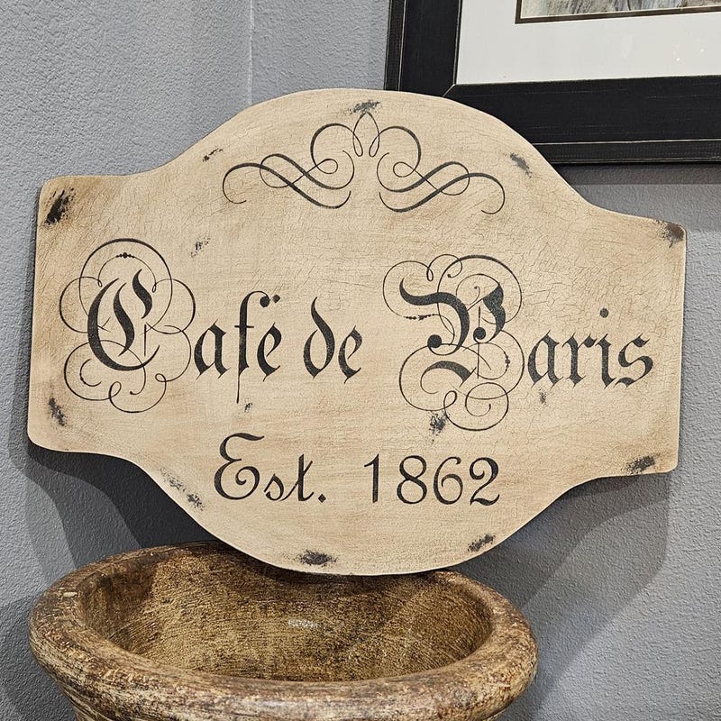 Paris Signs - Etsy