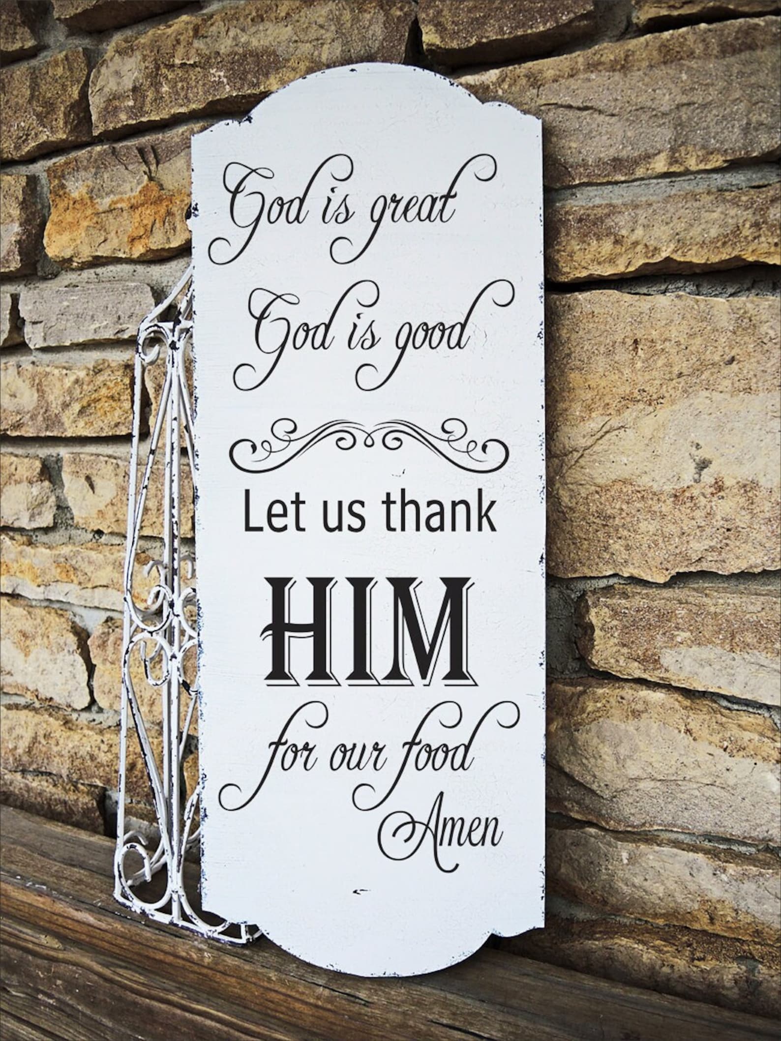 God is Great God is Good Sign 10x24 Christian Signs - Etsy