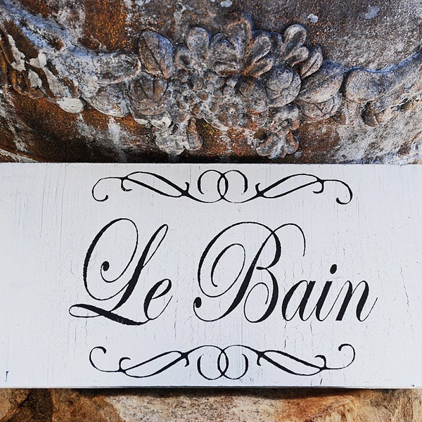 French Bathroom Sign - Etsy