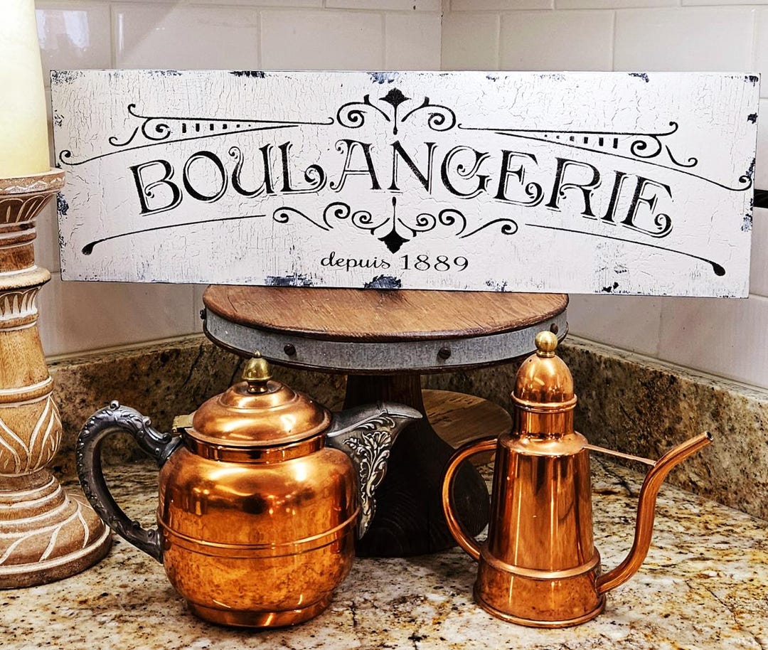 BOULANGERIE Sign | BOULANGERIE | French Sign | French Kitchen Sign ...