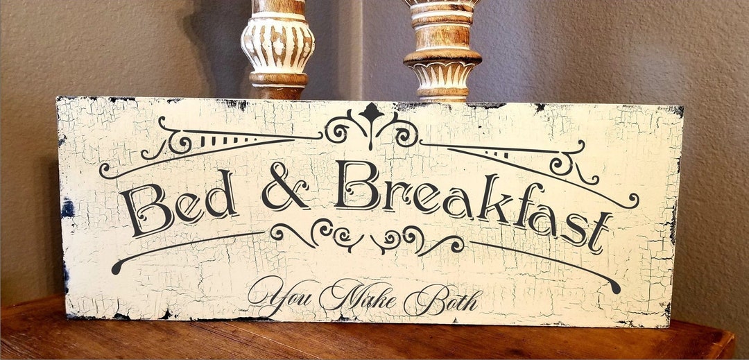 Bed & Breakfast Sign | Guest Signs | 4 Sizes | Lake House Signs | Cabin ...