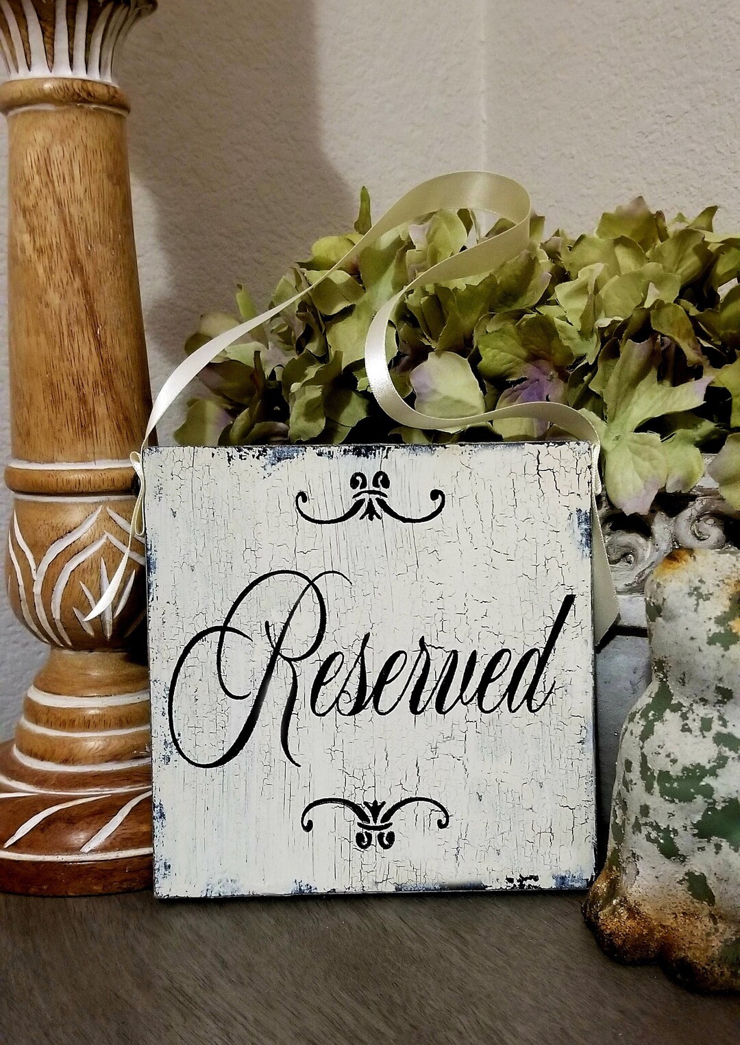 Reserved Sign | Wedding Signs | 6x6 | Reception Sign | Reception Decor ...