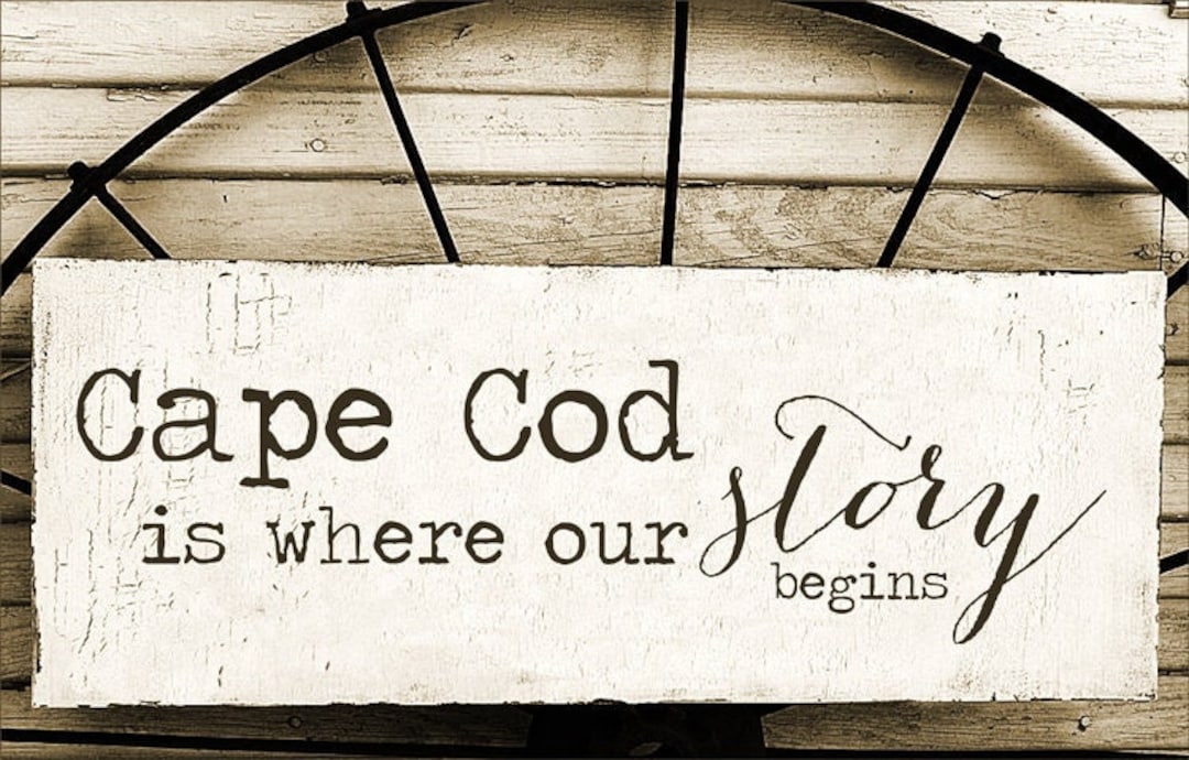 Cape Cod Signs Custom Signs BEACH HOME Signs 10X26 Vintage Style ...