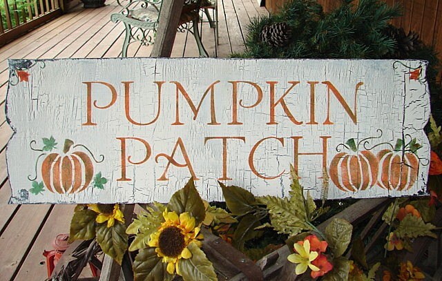 PUMPKIN PATCH Signs Fall Signs Seasonal Signs Pumpkins - Etsy