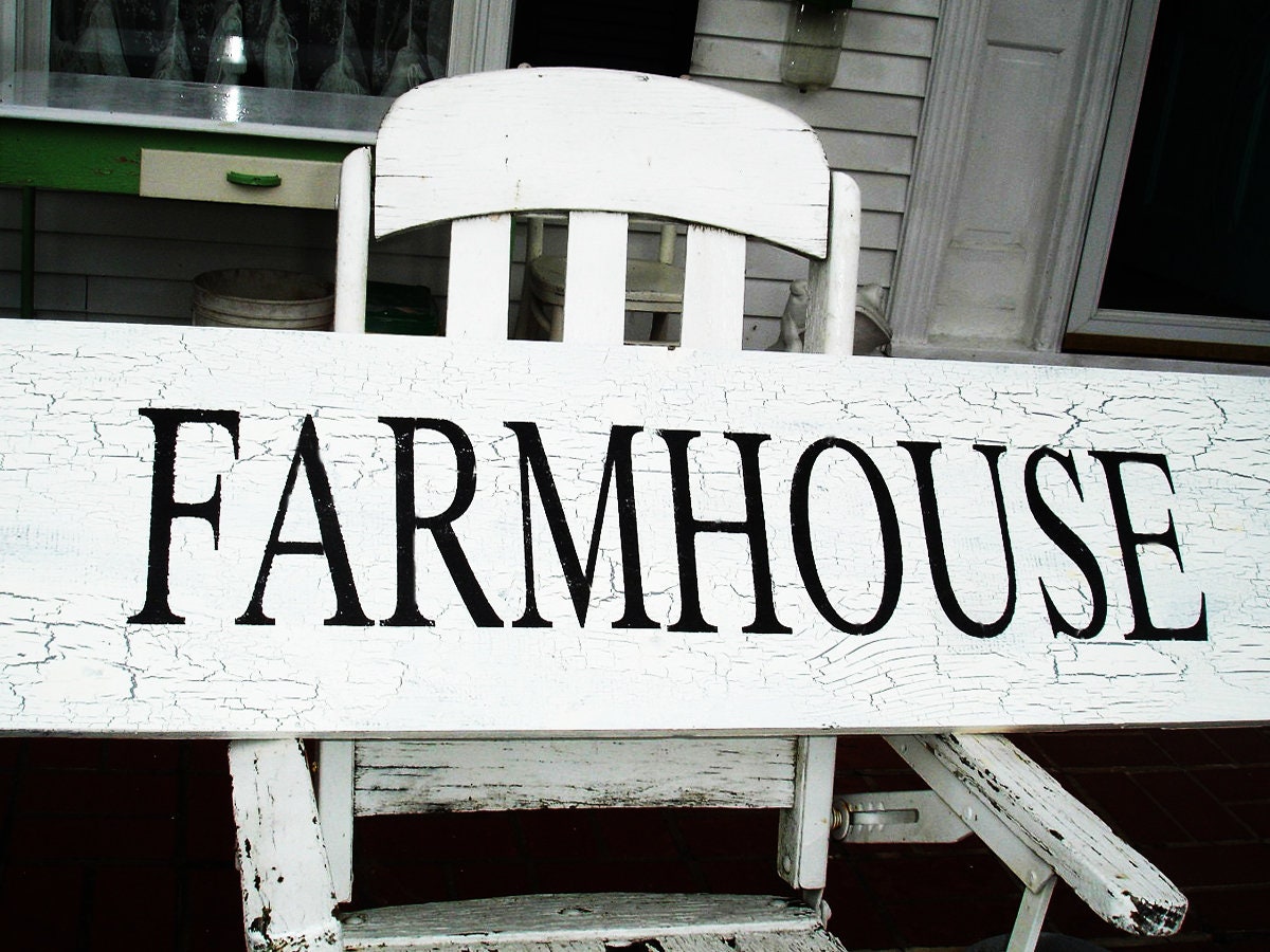 Farmhouse Sign 3 Sizes Vintage Style Sign Handmade Kitchen Sign ...