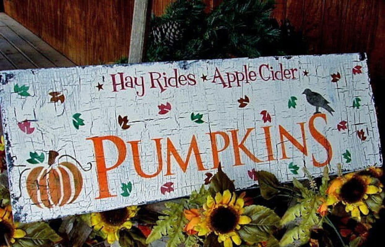 Pumpkin Signs Cottage Vintage Style Signs Primitive Signs - Etsy