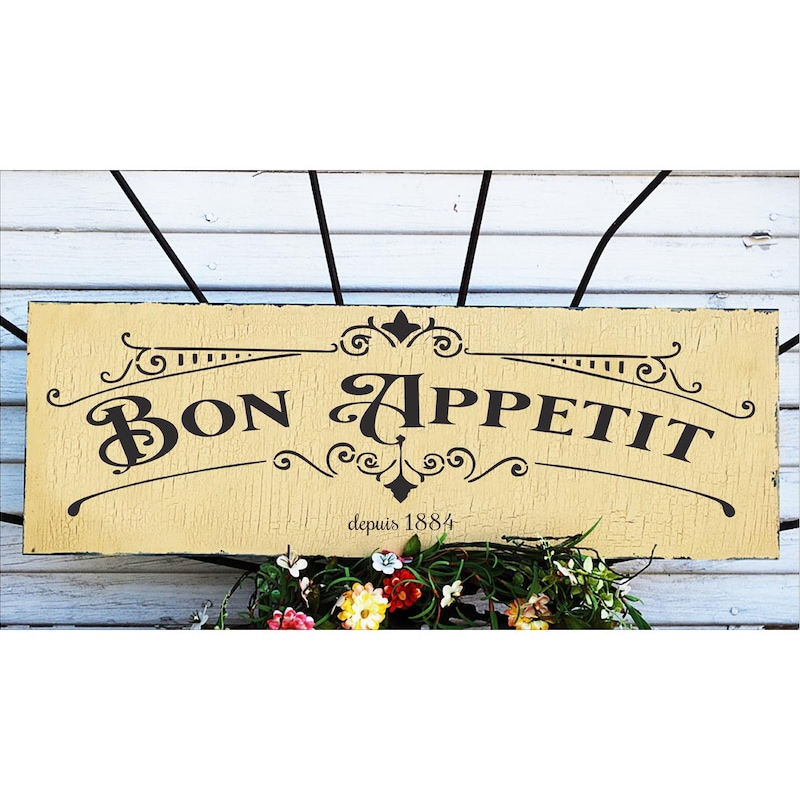 Bon Appetit Sign - Etsy