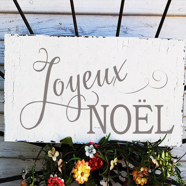 Joyeux Noel Sign - Etsy