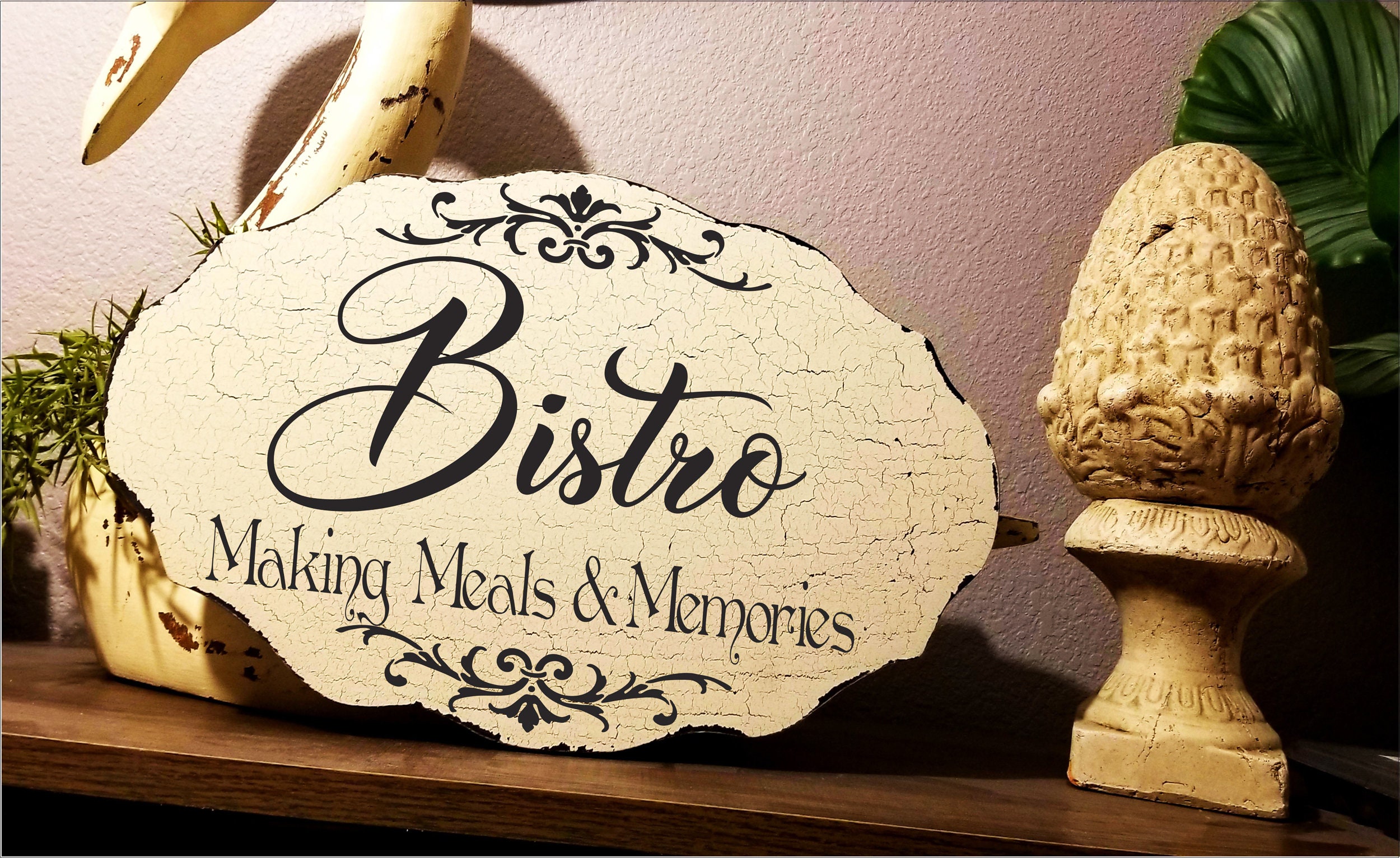 Bistro Sign Seasoned With Love Making Meals & Memories - Etsy