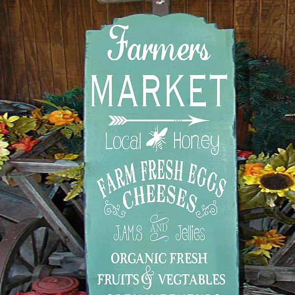 Farmers Market Sign - Etsy