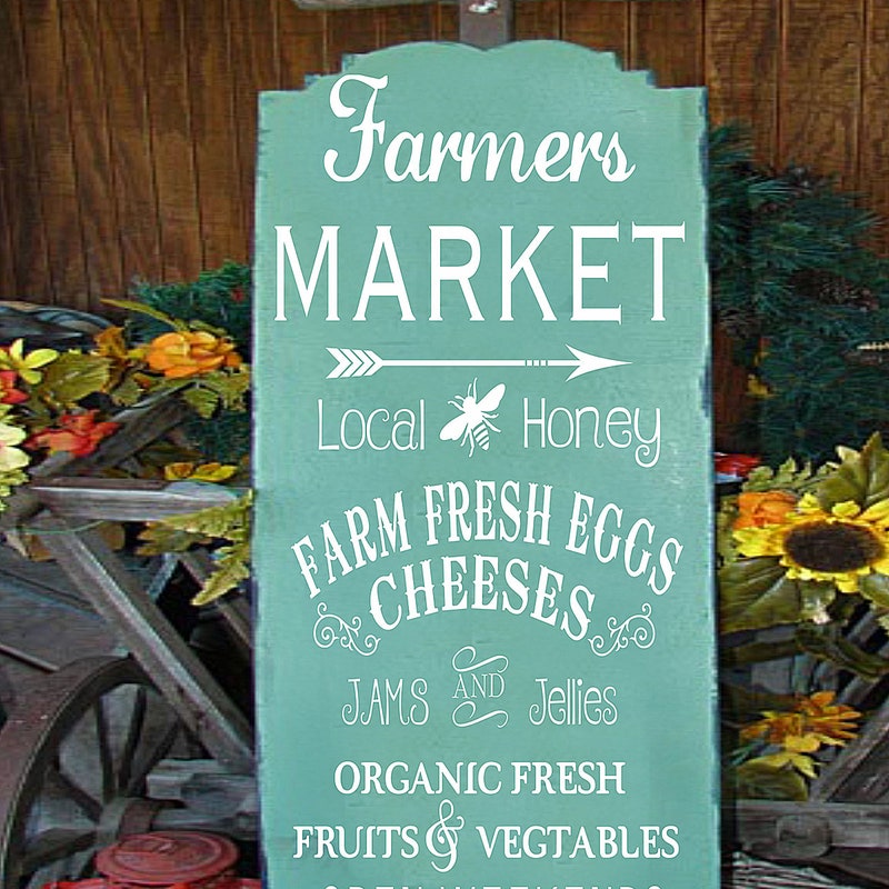 Farmers Market Sign - Etsy