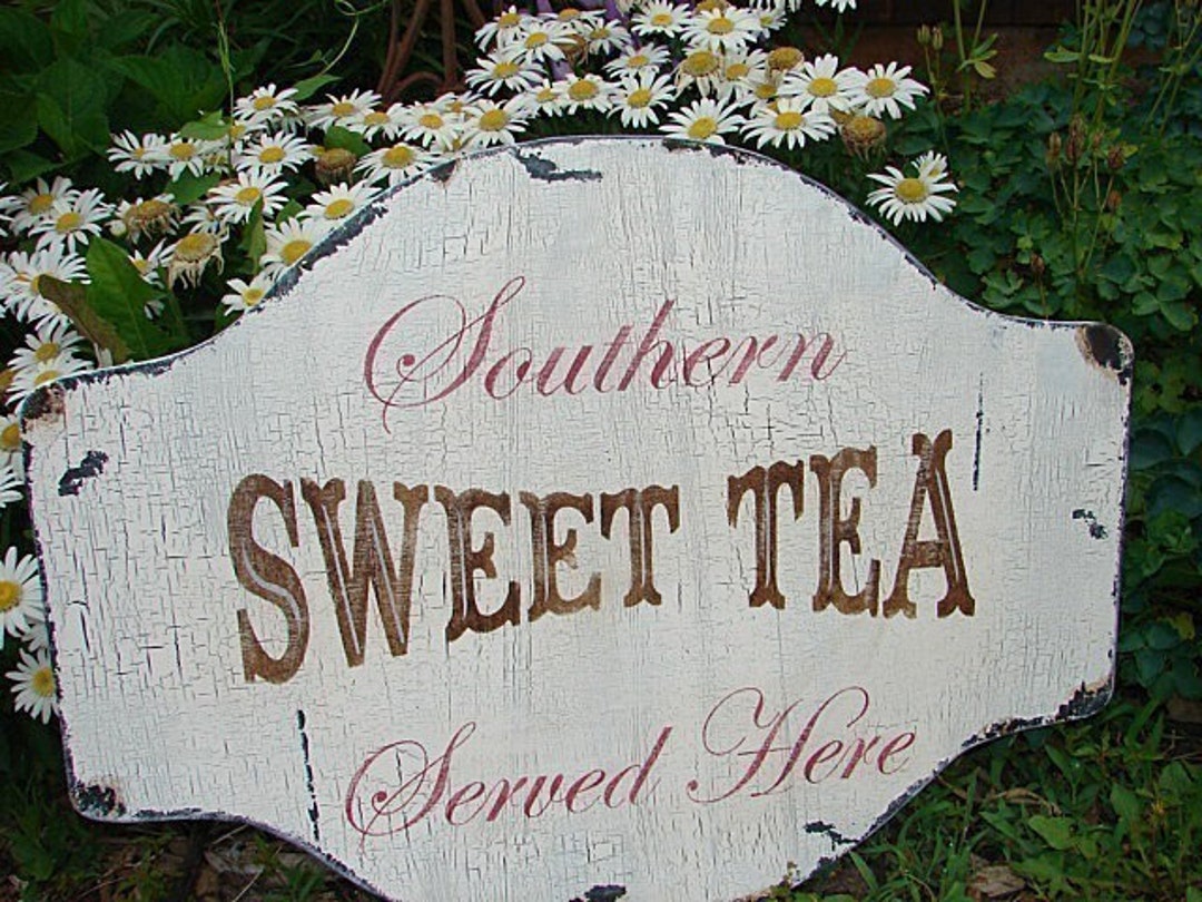 Southern SWEET TEA Sign | Sweet Tea Sign | Southern Wedding Sign ...