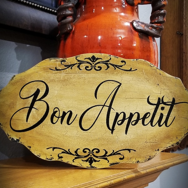 Bon Appetit Sign - Etsy