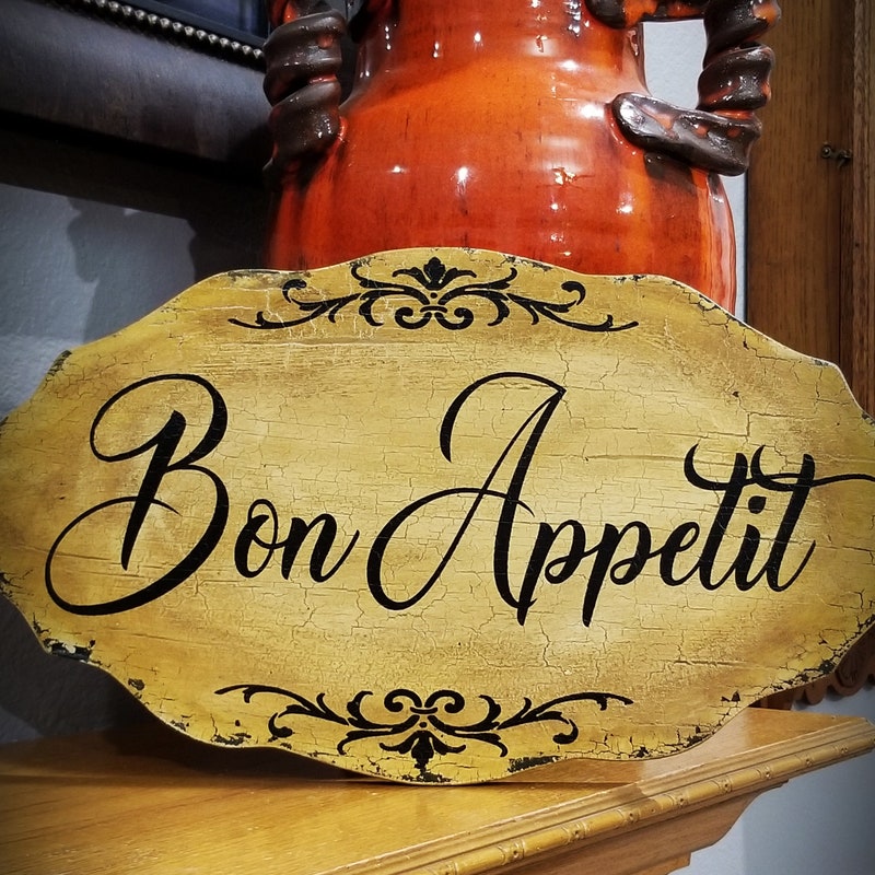 Bon Appetit Sign - Etsy