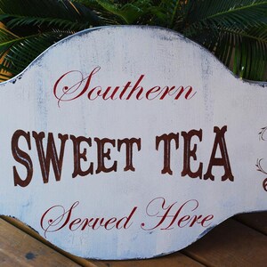 Southern SWEET TEA Sign | Sweet Tea Sign | Southern Wedding Sign ...