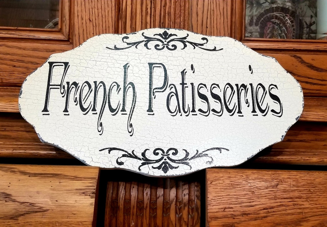 French Patisseries Sign | 16x9 | French Sign | French Decor | Farmhouse ...