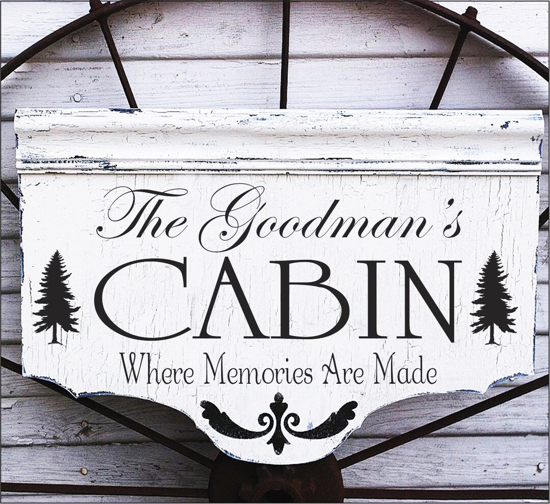 Custom CABIN Sign | Custom Lake House Sign | Custom BEACH Home Sign ...