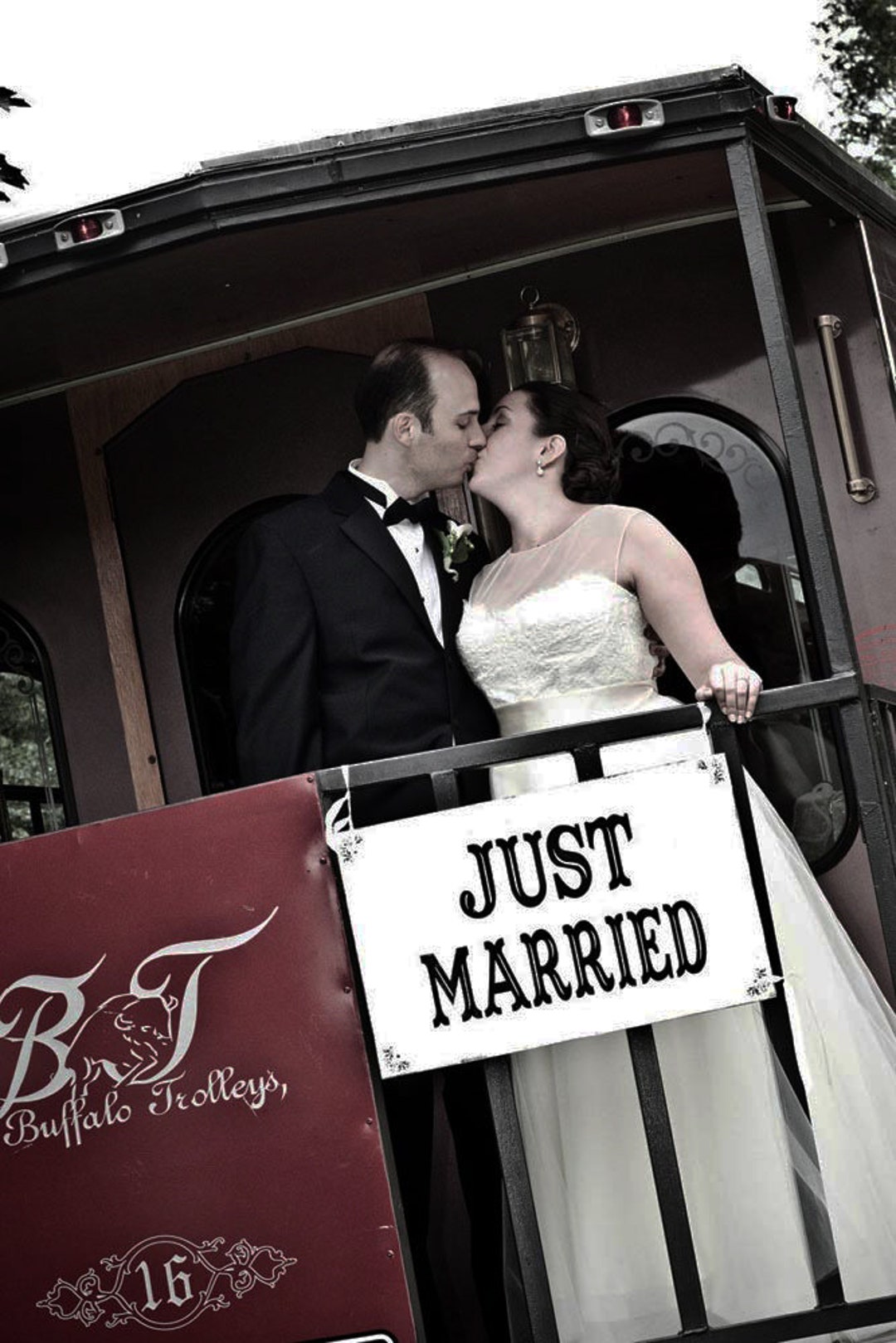 JUST MARRIED Sign | Wedding Sign | Wedding Decoration | 20x8 ...