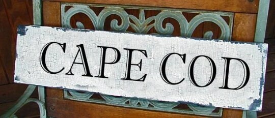 Cape Cod Signs Seaside Signs BEACH HOME Signs 2 Sizes Vintage Style ...