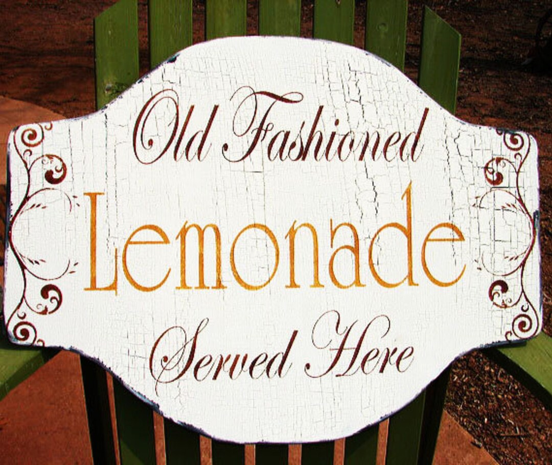 LEMONADE Sign | Wedding Signs | Food Table Decor | 24x18 | Porch Signs ...