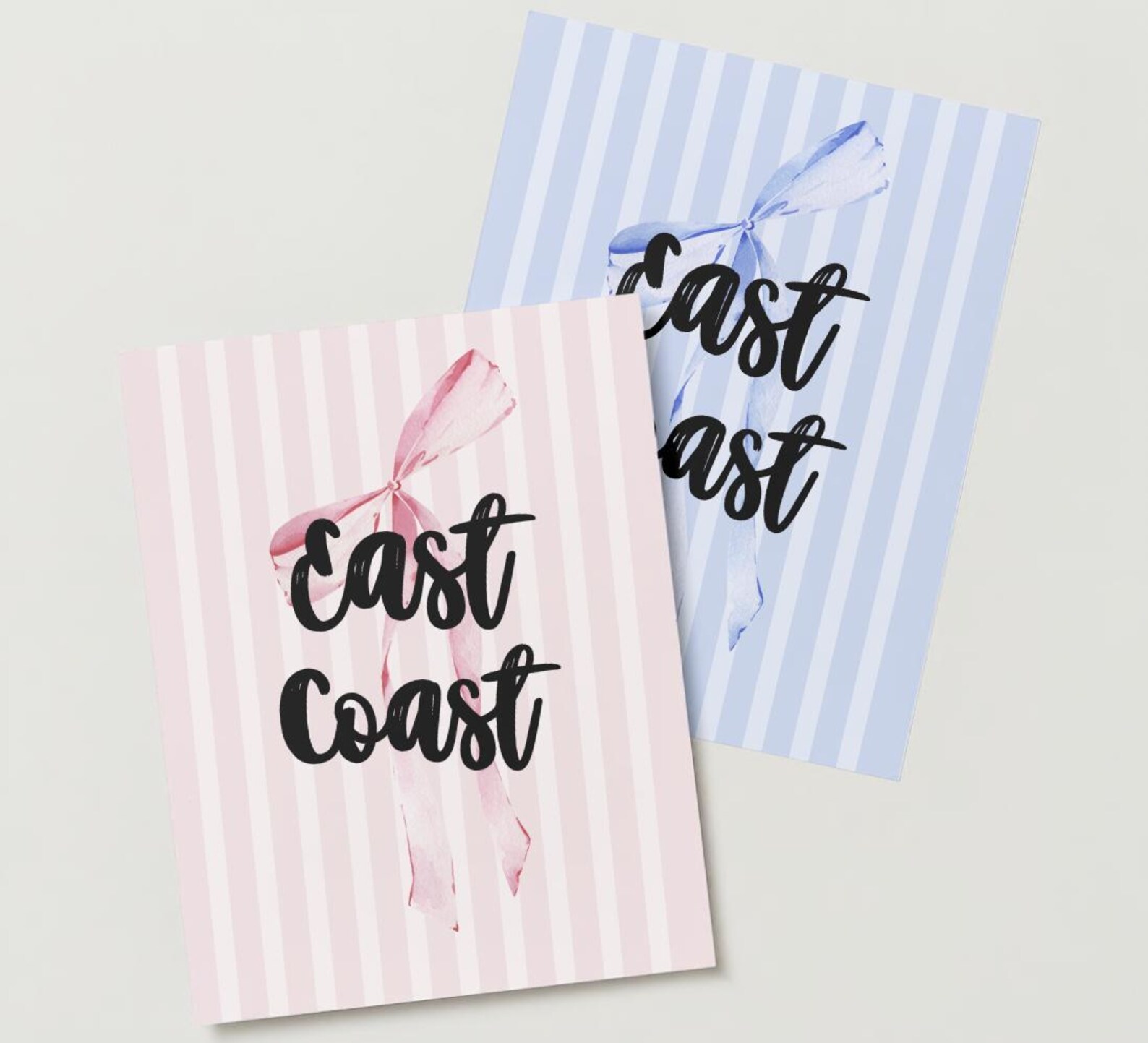 East Coast Poster, Coastal Wall Art, Beachy Wall Art, Coastal Dorm Room ...