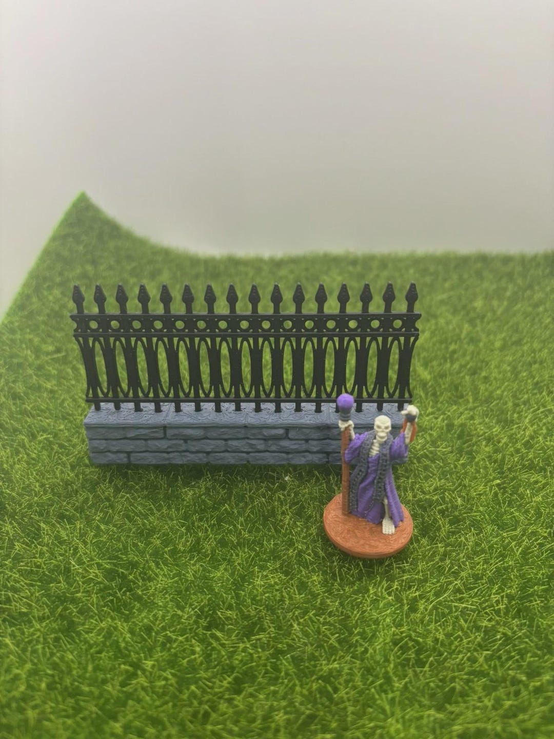 Modular Fence - Graveyard and Cemetery Scenery | D&D Tabletop RPG - Etsy