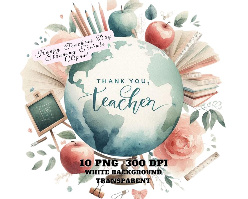 Teachers Day Clipart, Happy Teachers Day Stunning Tribute Clipart ...