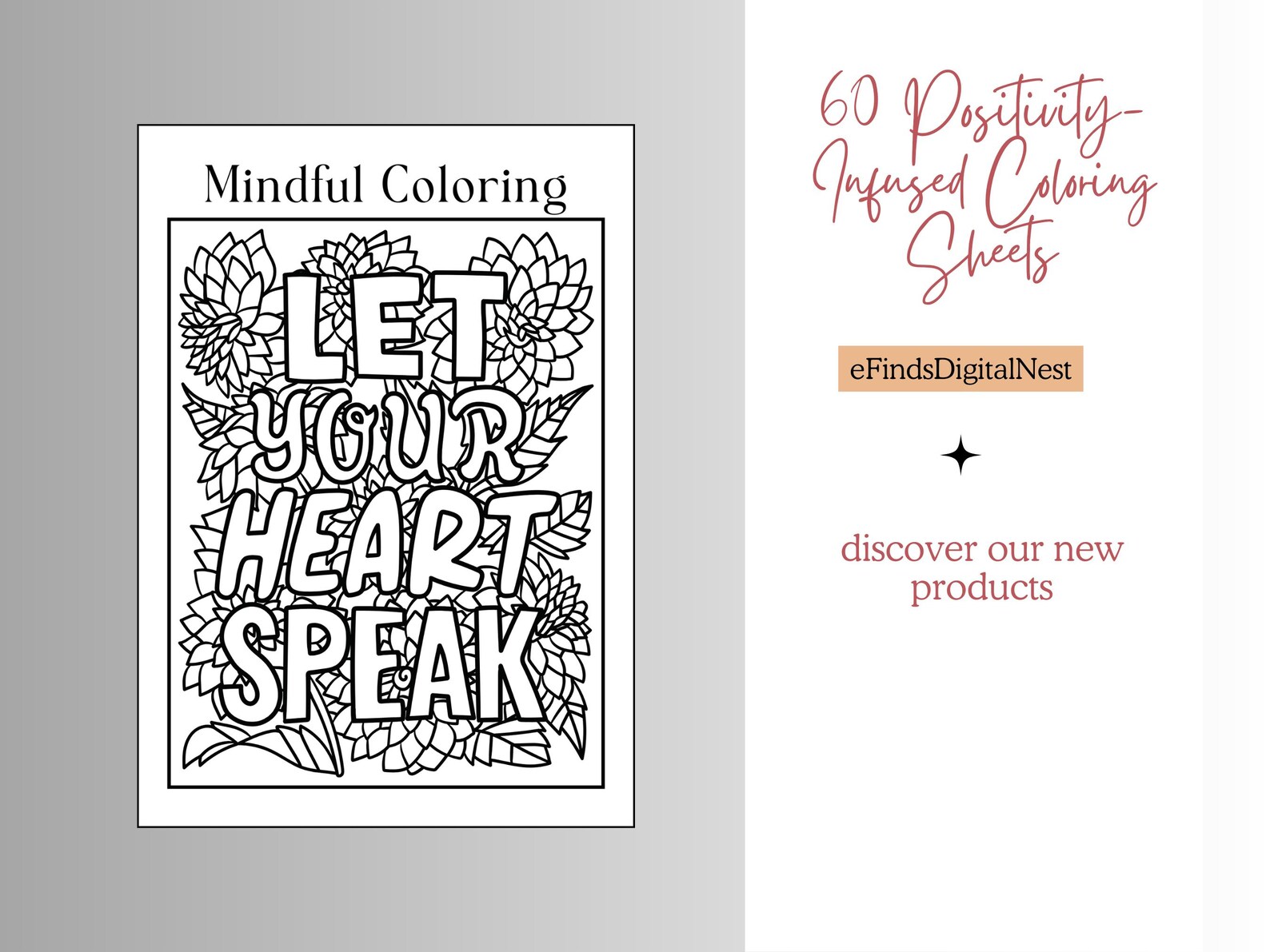 Mindful Coloring Worksheets With Positive Quotes, Adult Coloring Pages ...