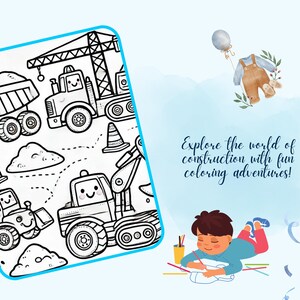 Construction Vehicles Coloring Pages for Toddlers, Bulldozers, Dump ...