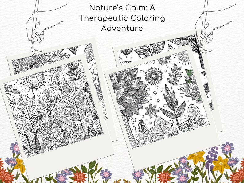 50 Nature-themed Coloring Pages for Neurodiverse Kids, Neurodiversity ...