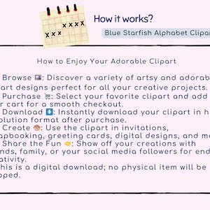Blue Starfish Alphabet Clipart, Watercolor Ocean-themed Alphabet ...
