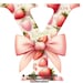Strawberry Alphabet Clipart: Watercolor A-Z Letters With Bows (PNG ...