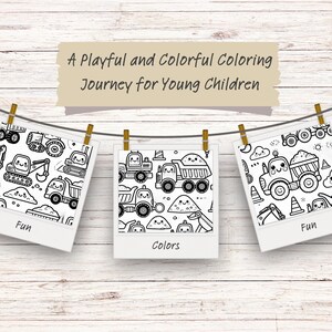 Construction Vehicles Coloring Pages for Toddlers, Bulldozers, Dump ...