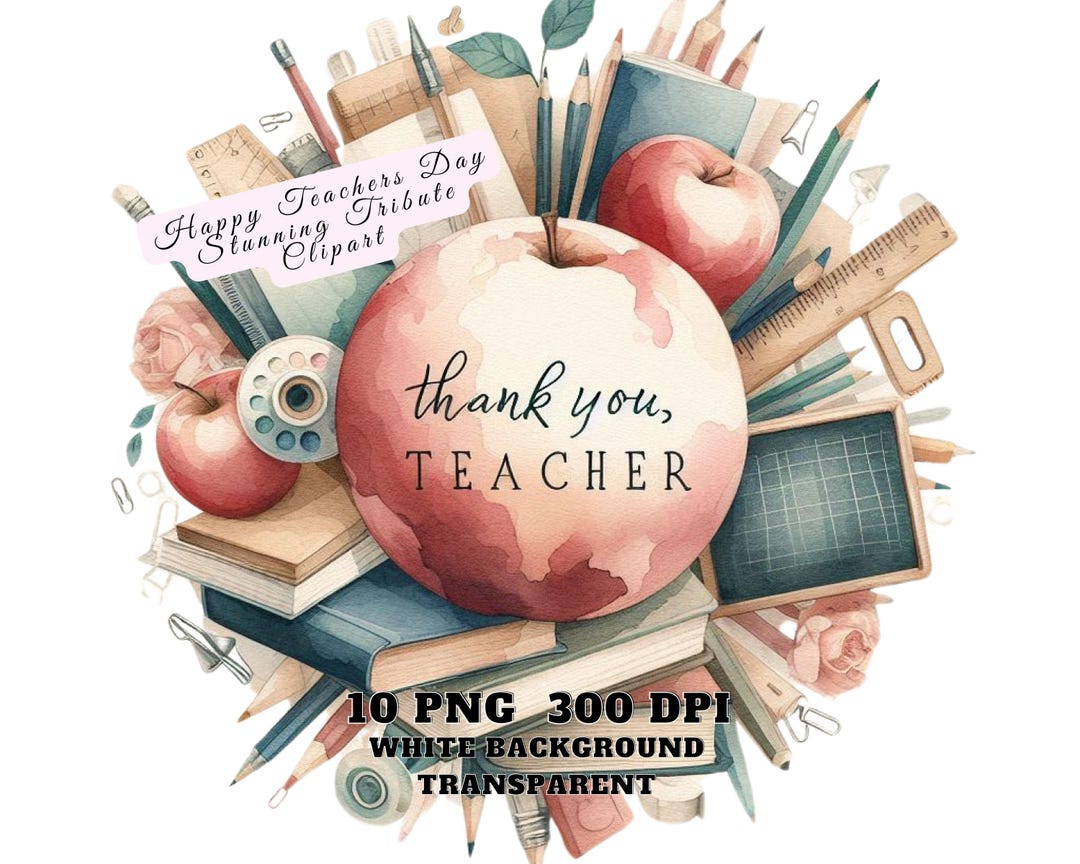 Teachers Day Clipart, Happy Teachers Day Stunning Tribute Clipart ...