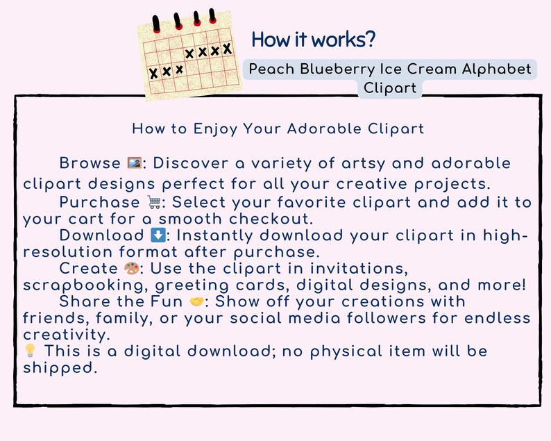 Alphabet Clipart PNG, Peach Blueberry Ice Cream Letters A–Z, Melting ...