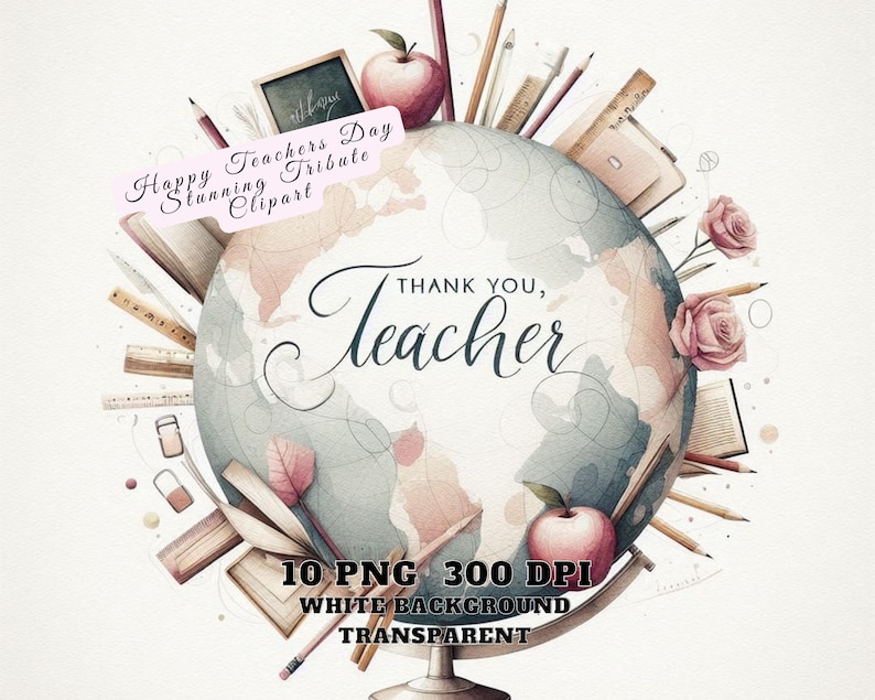 Teachers Day Clipart, Happy Teachers Day Stunning Tribute Clipart ...