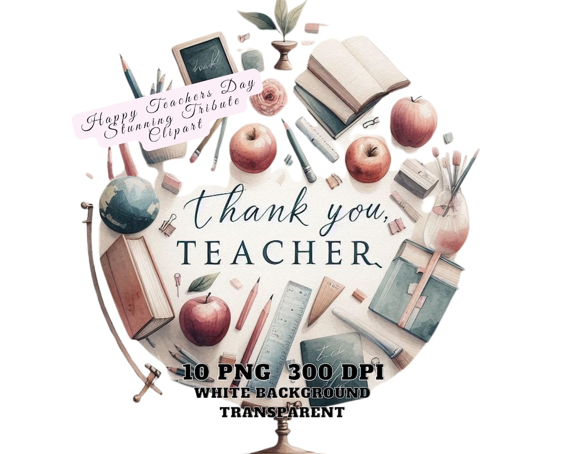 Teachers Day Clipart, Happy Teachers Day Stunning Tribute Clipart ...