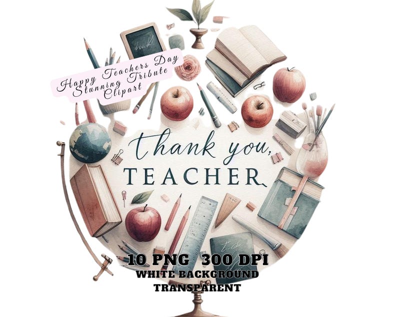 Teachers Day Clipart, Happy Teachers Day Stunning Tribute Clipart ...