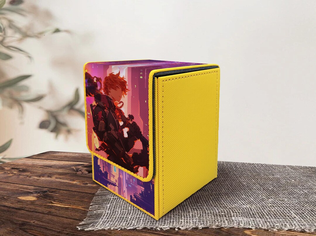 Cyberpunk Worldanime Deck Box for Trading Card Games, MTG/TCG Card Box ...