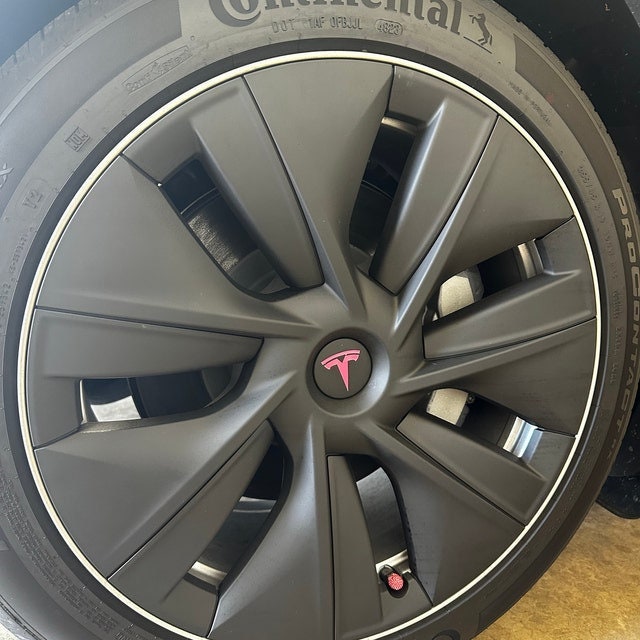 For Tesla Model Y Frunk Trunk Wheel Decal Sticker Oracal Overlay - Etsy