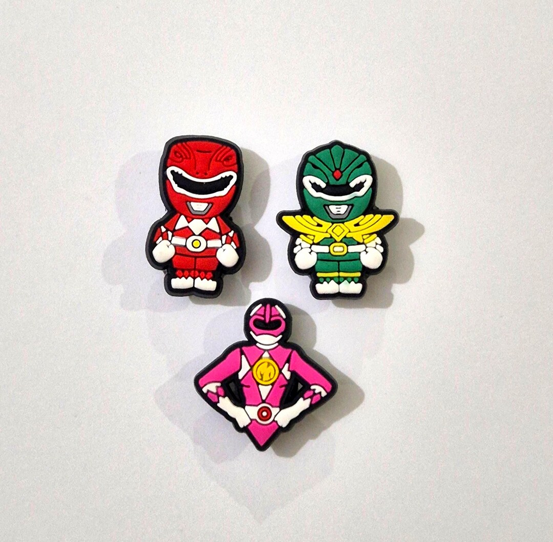 Power Rangers Jibbitz Croc Charms: Anime Shoe Accessories Pins Badges ...