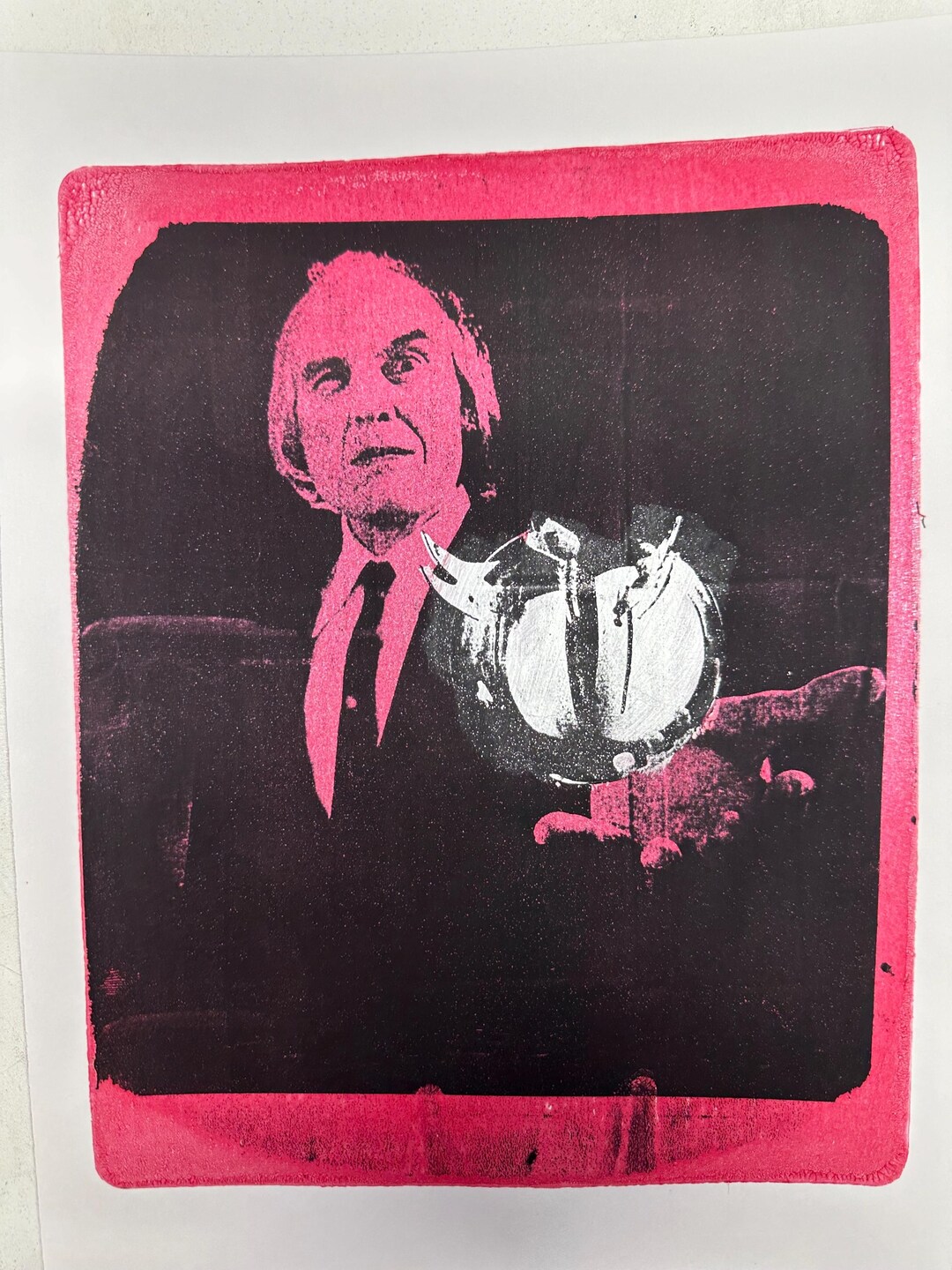 Phantasm Gel Block Monoprint 8x10 Print on 9x12 Paper - Etsy