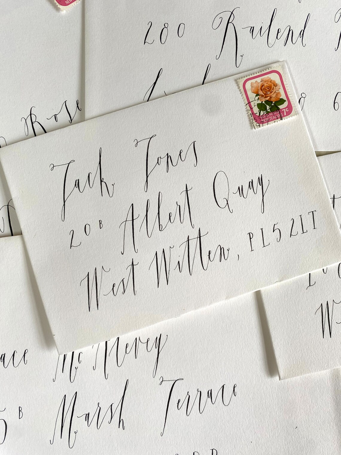 Handwritten Modern Calligraphy Envelopes C6 - Etsy