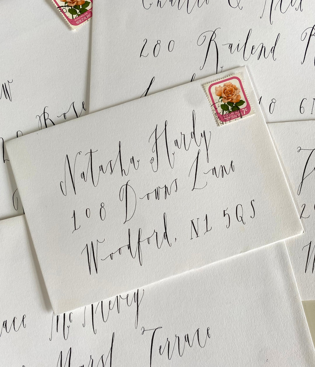 Handwritten Modern Calligraphy Envelopes C6 - Etsy