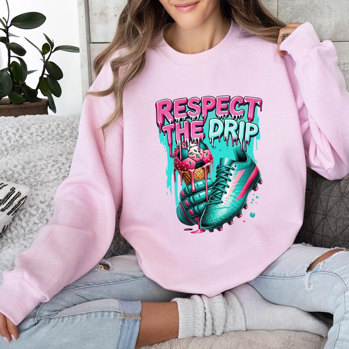 Respect the Drip Soccer PNG, Soccer Drip PNG, Ice Cream Drip Png, Game ...