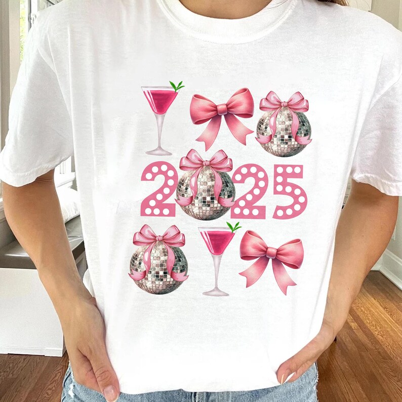 Happy New Year 2025 PNG, Disco Ball New Year's Png, Retro Party Clipart ...